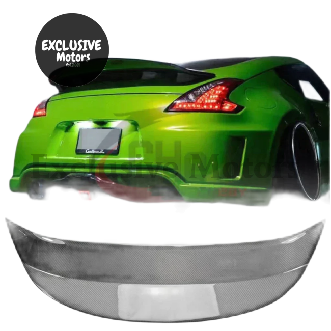 Carbon Fiber Rear Roof Spoiler for Nissan 370Z – Exclusive Motors