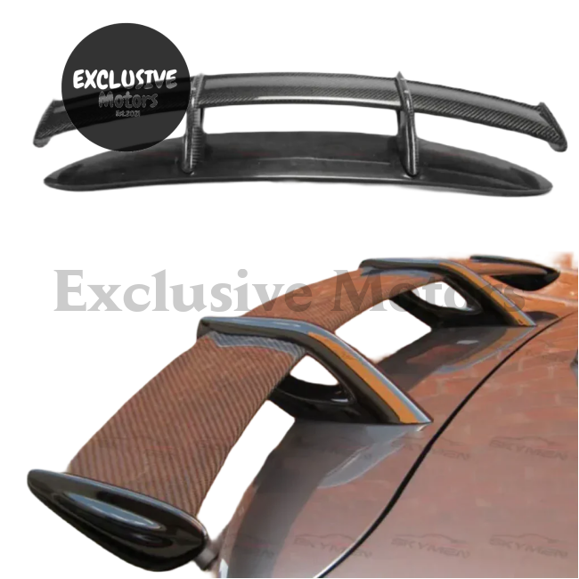 Carbon Rear Wing with FRP Base for Mini Cooper – Exclusive Motors