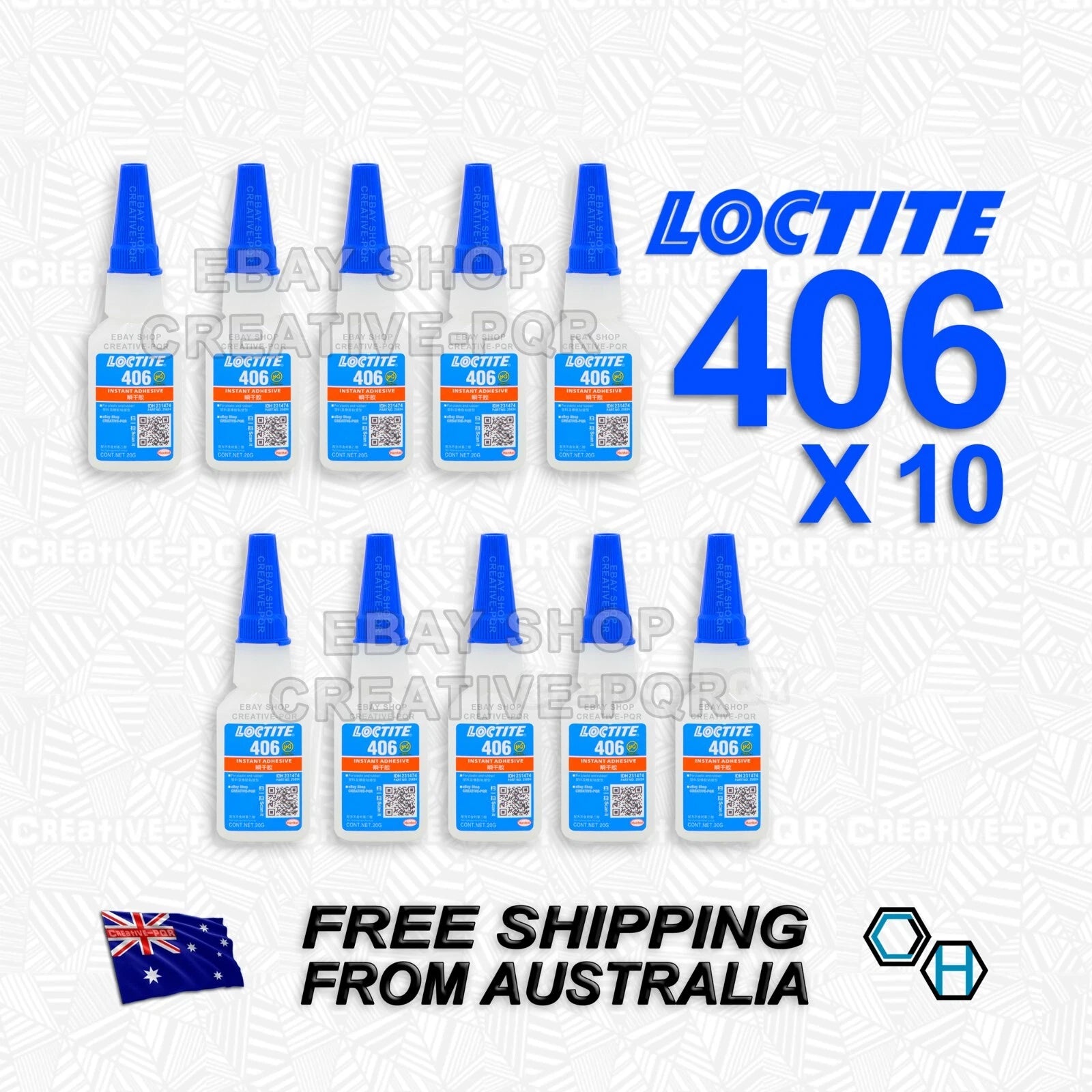 Loctite 406 Instant Adhesive 20g (25ml) - Industrial Strength ...